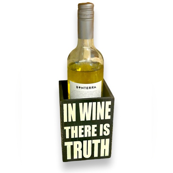 Six Trees | Kitchen | In Wine There Is Truth Wine Holder Box By Six ...